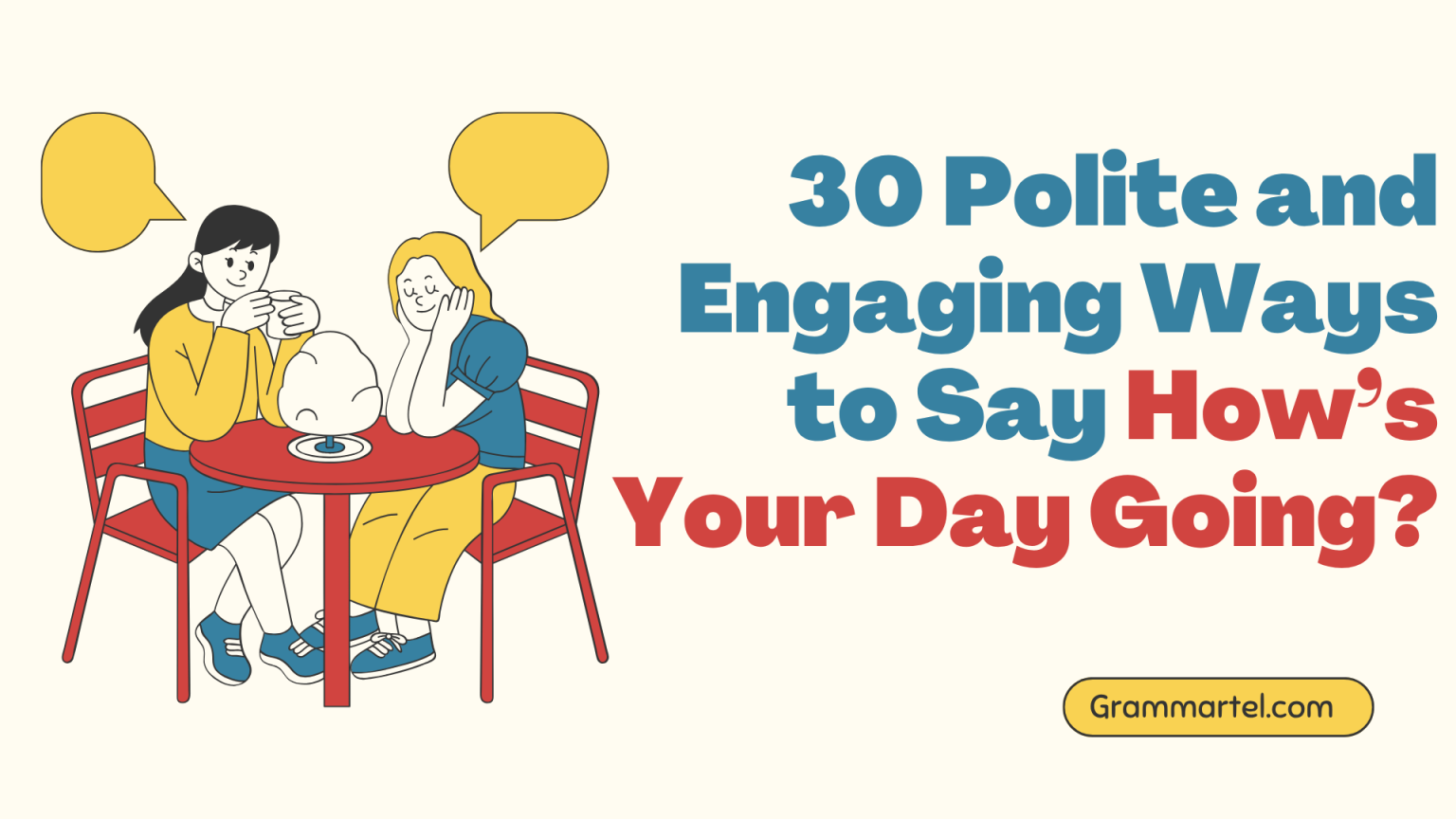30 Polite and Engaging Ways to Say How’s Your Day Going? – Grammartel